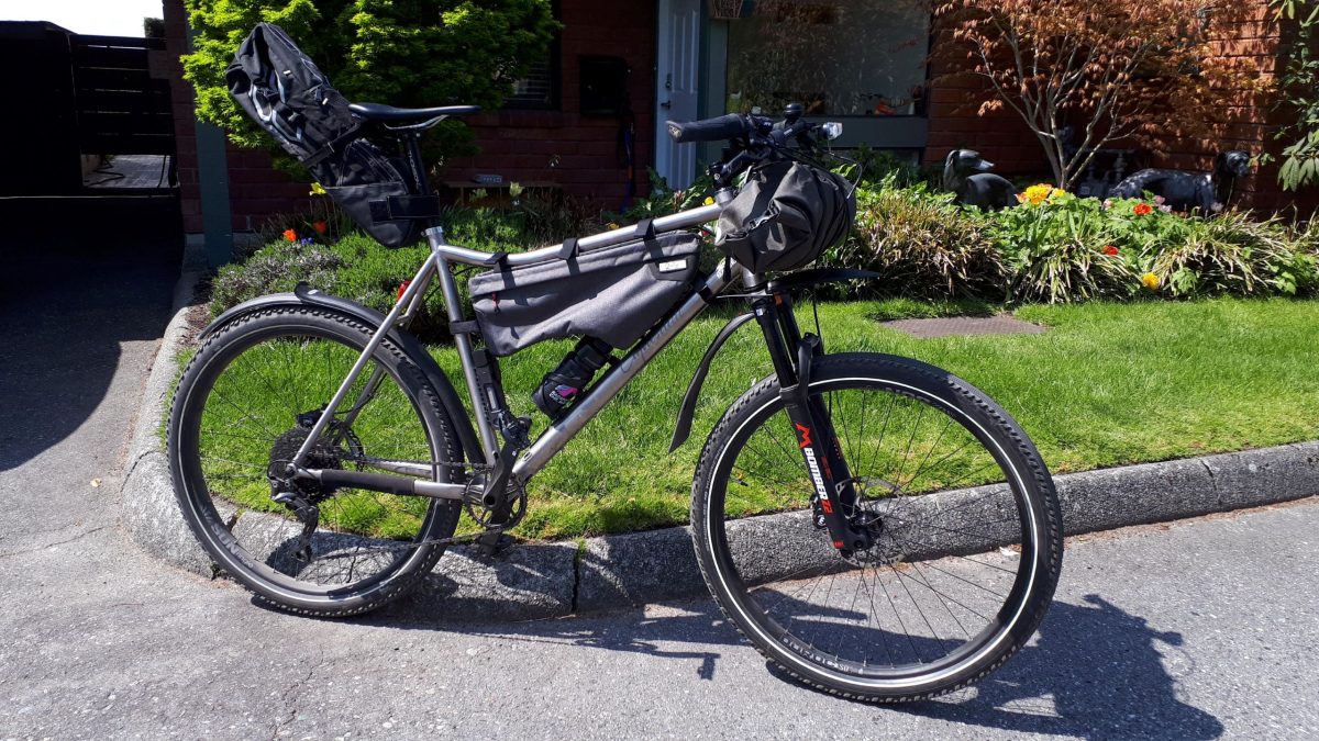 Tall rider | Clydesdale Steer for bike-packing in british columbia